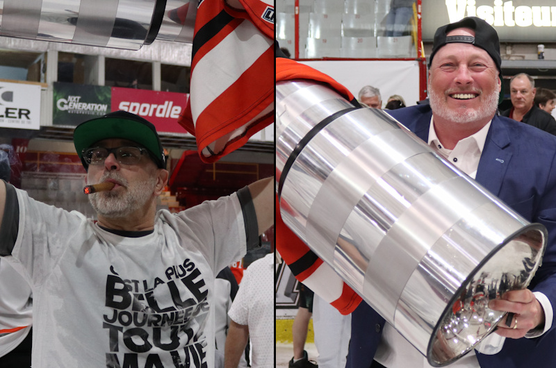 Retour du tandem Baril-Groleau derrière le banc - Semipro Magazine