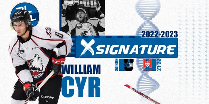 Signature de William Cyr, Mathieu Guertin et transaction de Jean-Philip ...